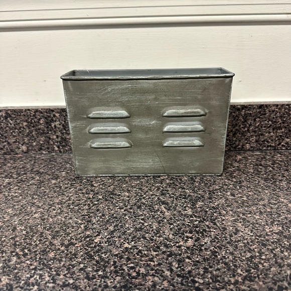 Accents | Galvanized Metal Rectangle Wall Container | Poshmark